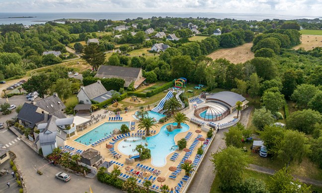 Campsite Les Deux Fontaines**** - Cottage Privilege Tv Lv 4 Rooms 6 People - Brittany